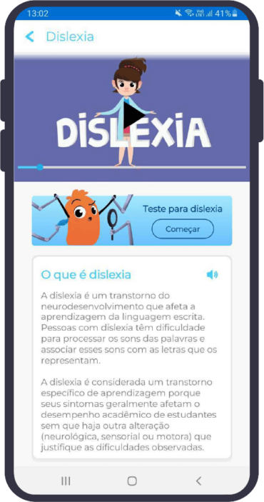 Teste rápido para verificar sinais de dislexia - Instituto ABCD